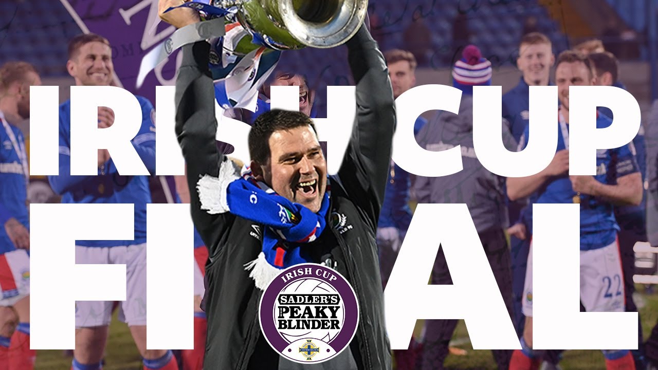 Fans return for Irish Cup Final 2021 - YouTube