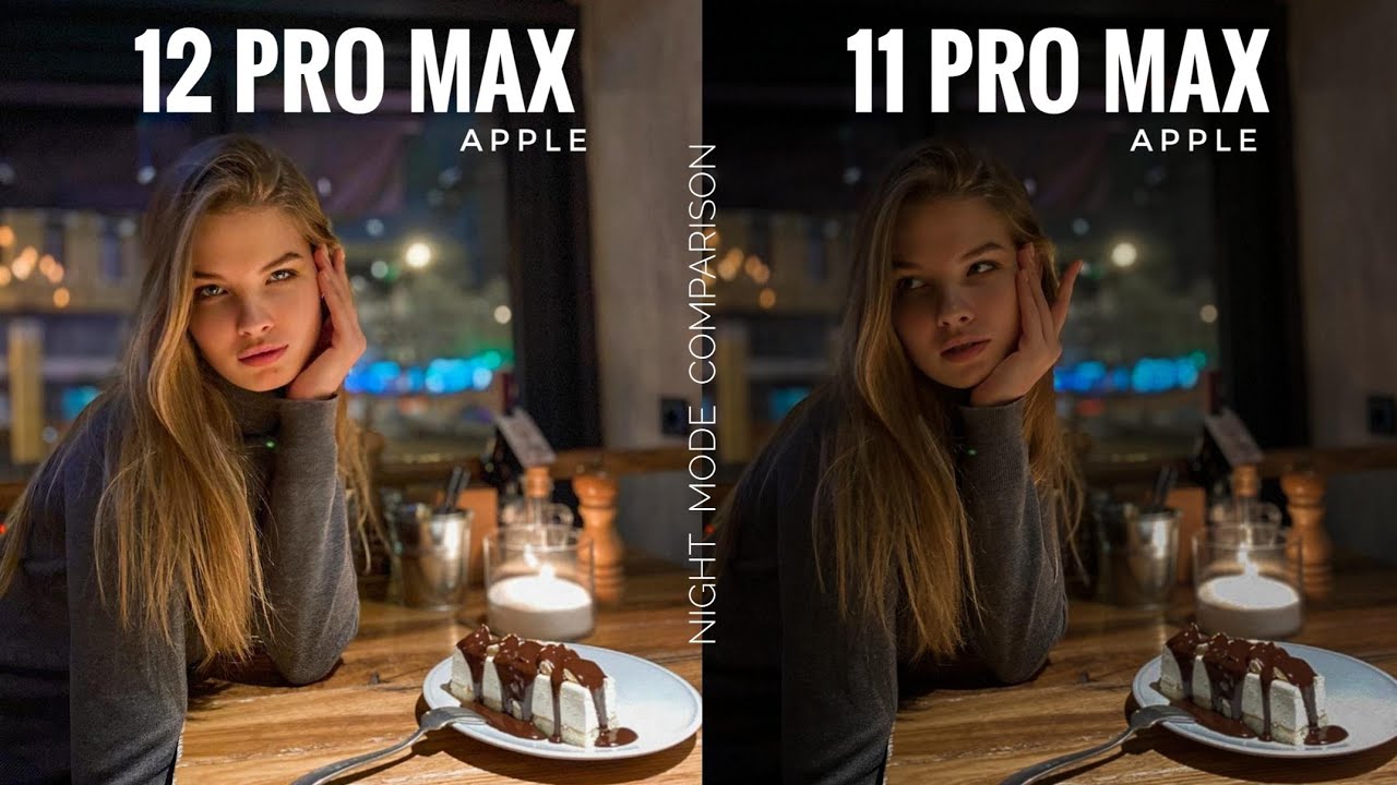 iPhone 12 Pro Max VS iPhone 11 Pro Max | Night Mode CAMERA COMPARISON ...
