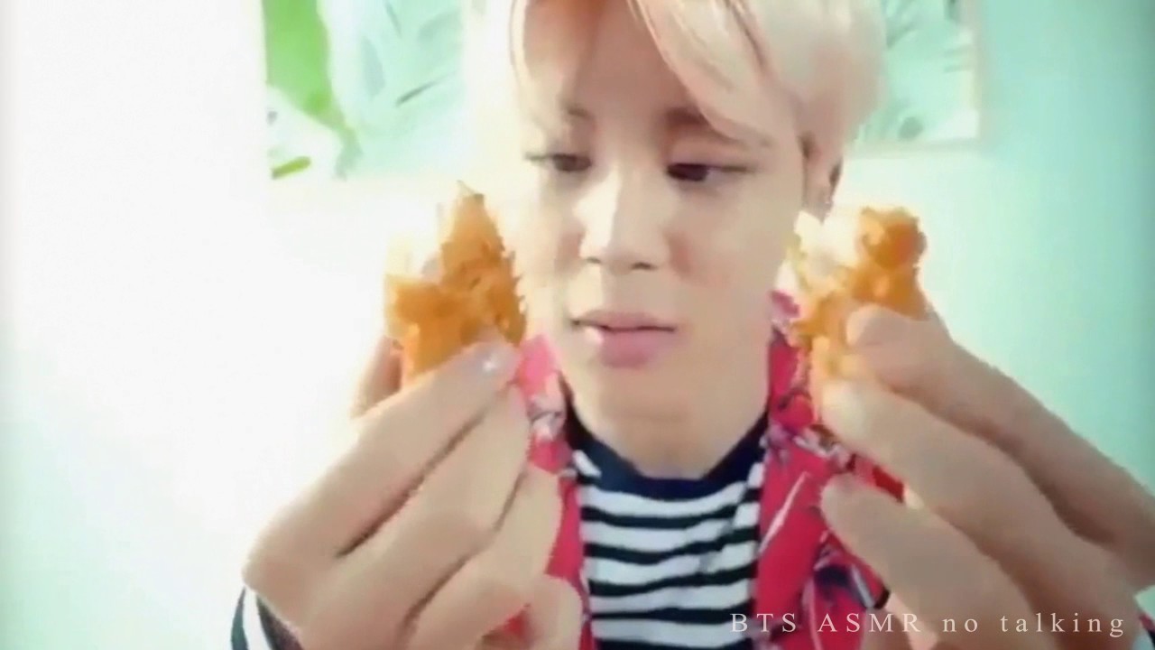 BTS bbq chicken Eating asmr no talking ver / 방탄소년단 비비큐 asmr 모음 노토킹 버전 ...