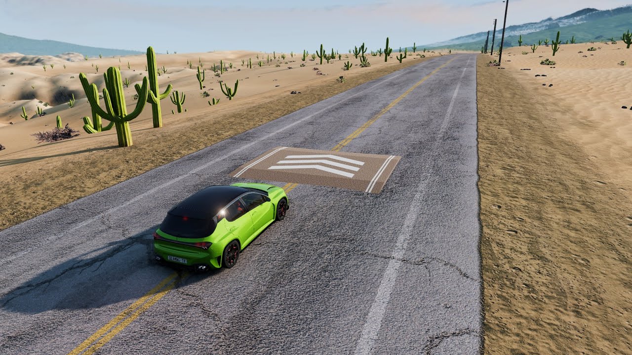 BeamNG.drive-speed 2000km/h - YouTube
