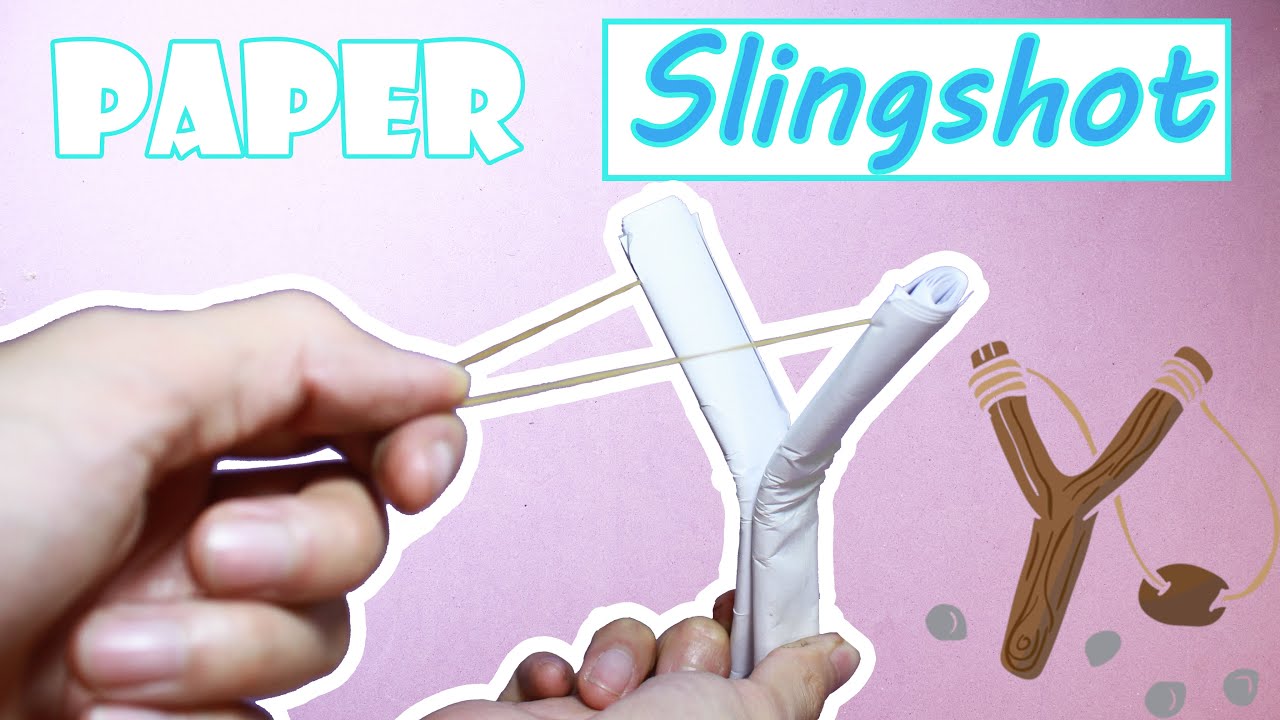 Slingshot Toy | Paper Slingshot Toy | Easy Paper Ninja Toy - YouTube