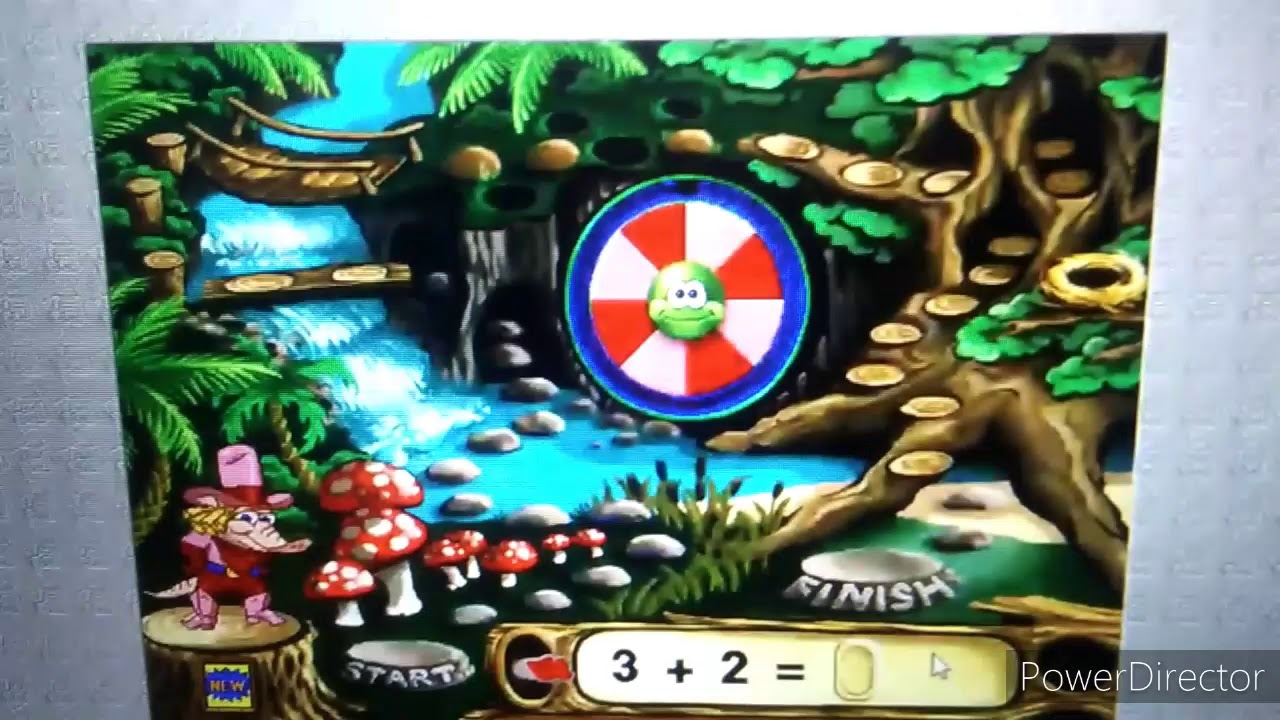 Mighty Math Zoo Zillions Annie's Jungle Trail Gameplay mode with two ...