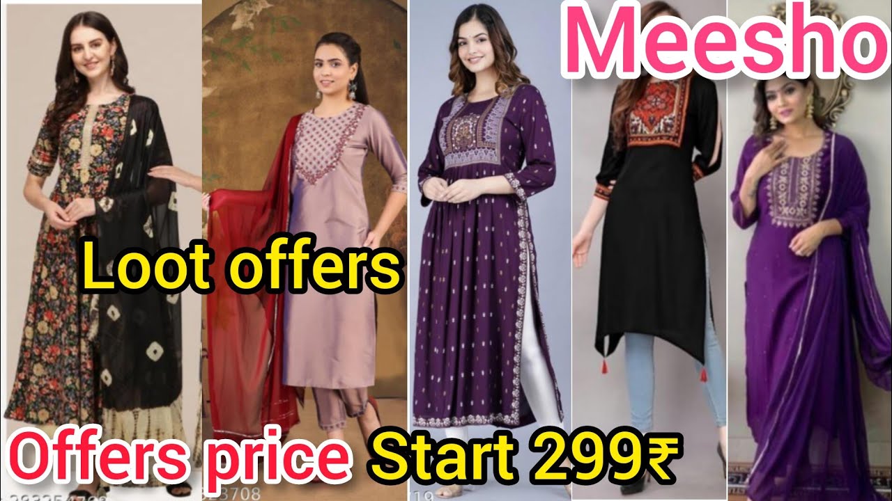 Meesho deginer kurta ️ set haul 9₹ 😱offer price 129₹ special offer ...