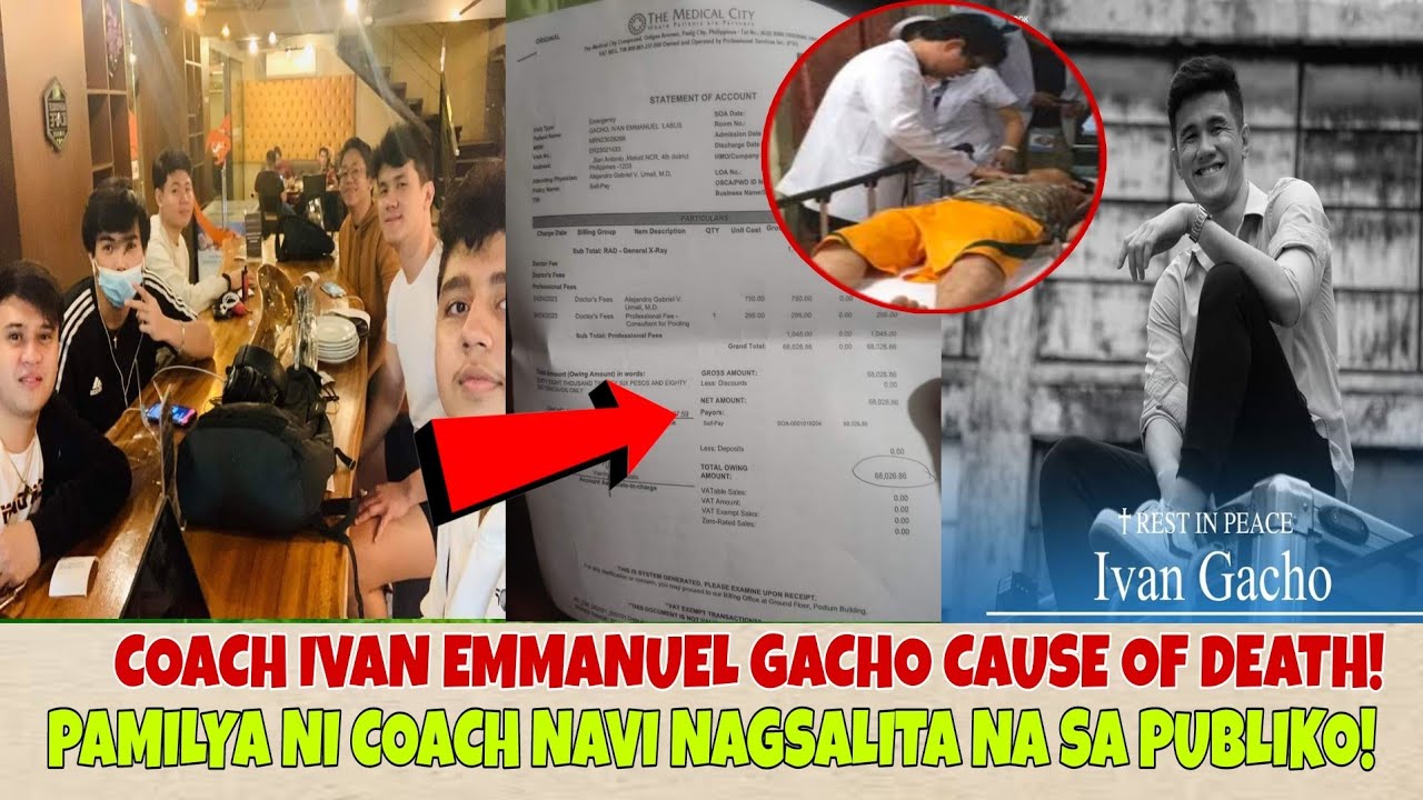 PAGKAMATAY NI COACH IVAN EMMANUEL GACHO CAUSE OF DEATH! - YouTube