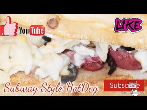Subway Style HotDog🌭🌭|SO DELICIOUS 😋| All About Foods|October 31 st ...