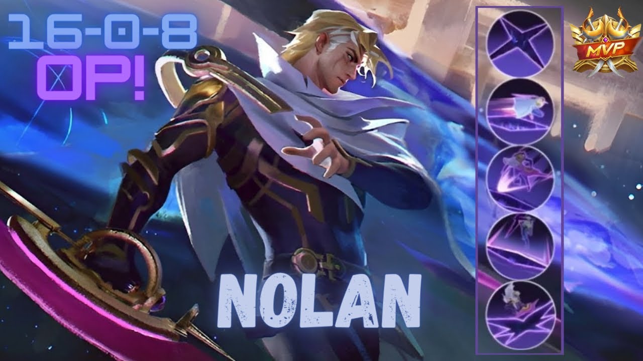 Nolan ! The strongest champion in MLBB ? My first time !! Meta ...