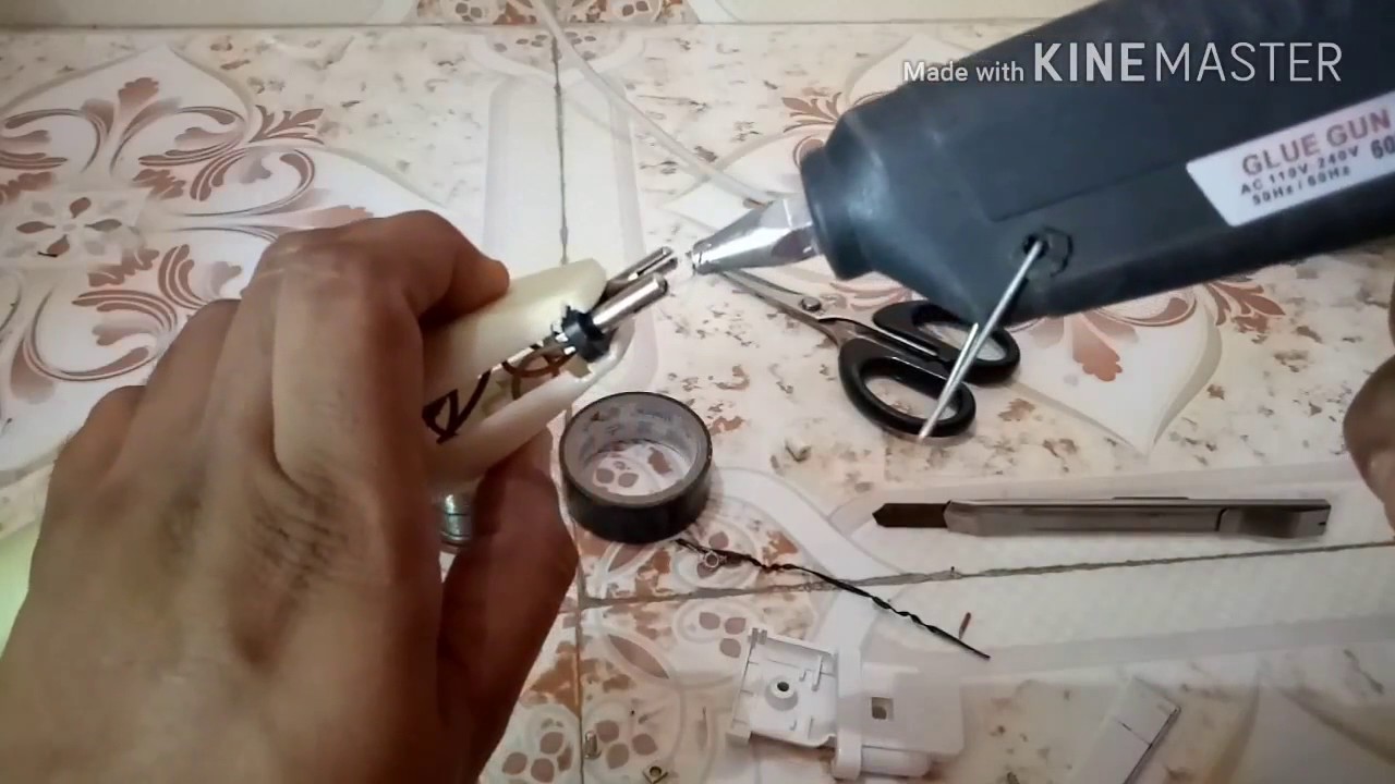 DIY stun gun/teaser gun short version - YouTube