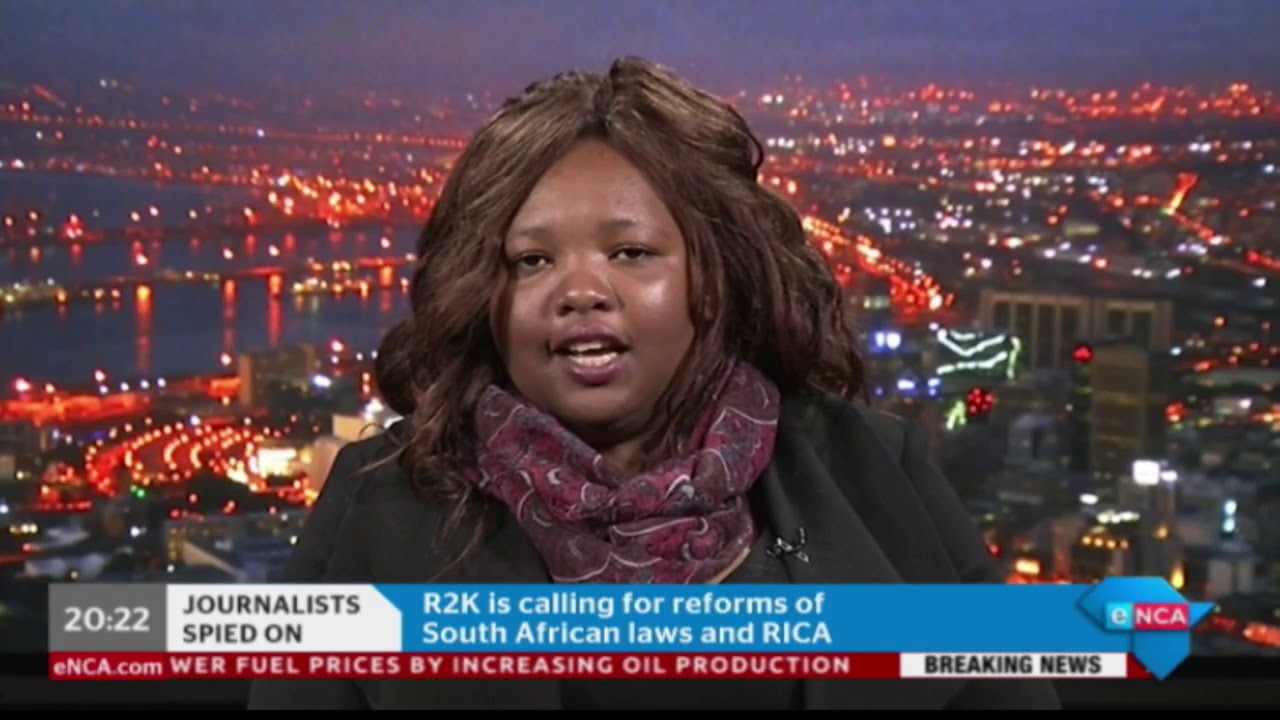 SA journalists are being spied on: Right2Know report. Part 2 - YouTube