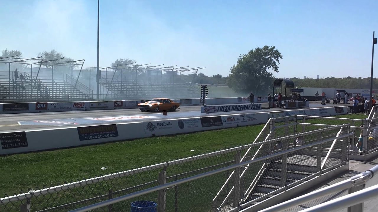 CRASH WRECK Hot Rod drag week 2012 Doug Cline camaro wreck Tulsa, Ok ...