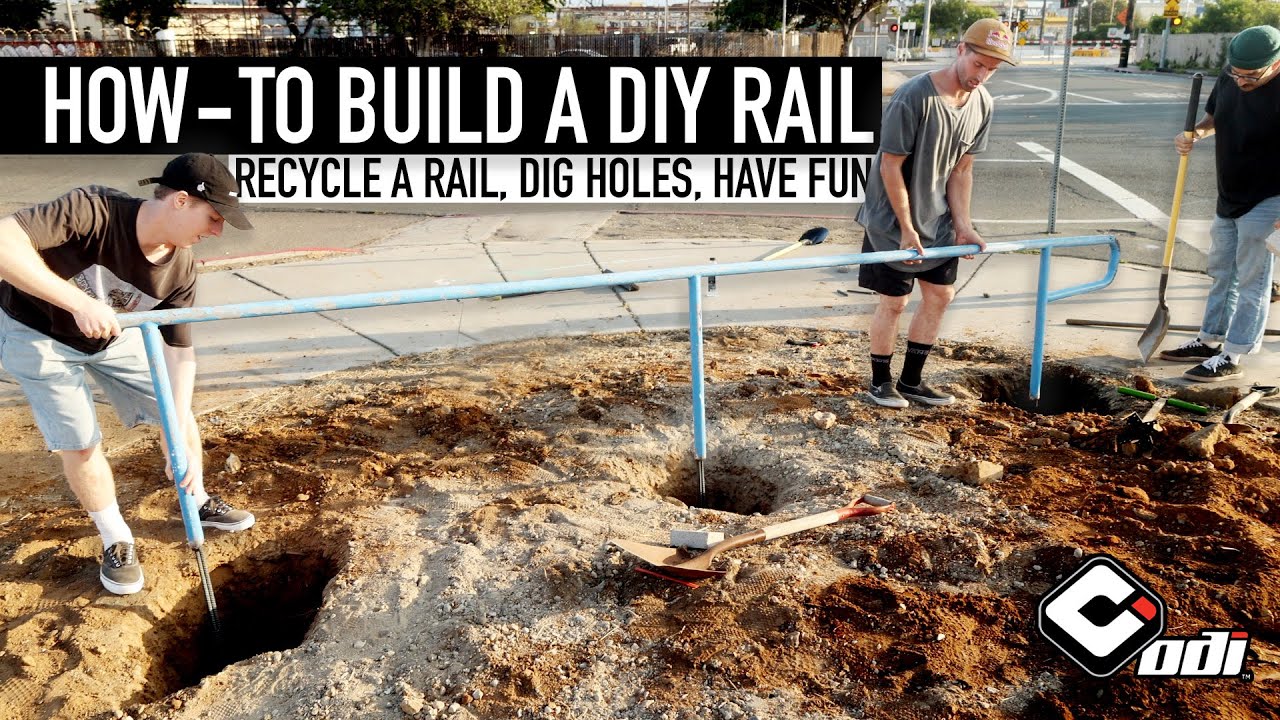 RECYCLE A RAIL, MAKE A SPOT (A HOW TO VIDEO...KINDA) - YouTube