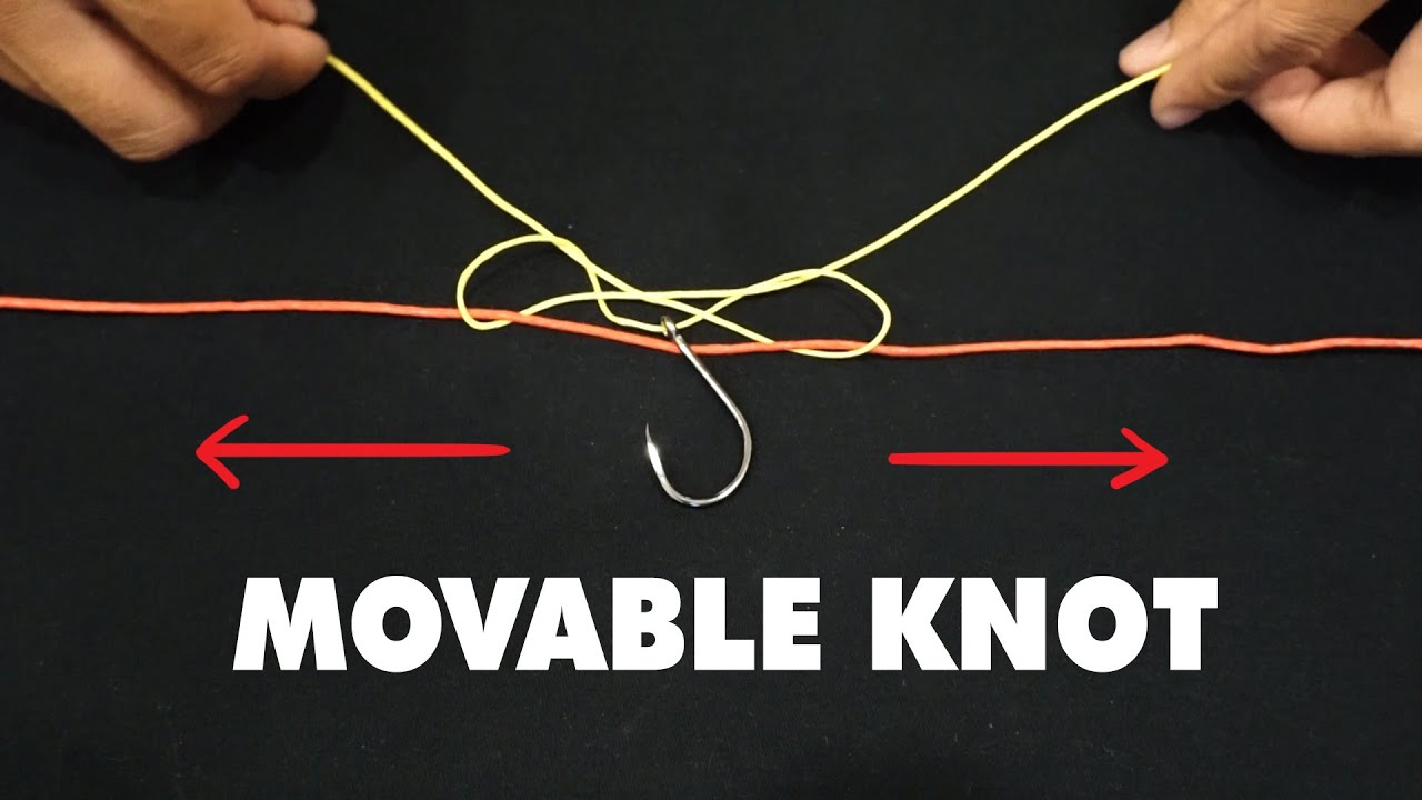 How to rig with Movable knot - improvment cat's paw knot - YouTube
