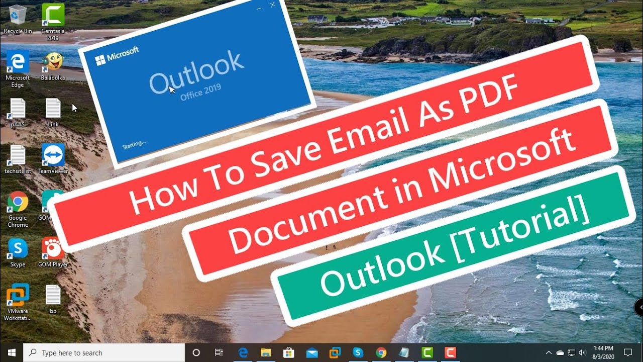 How To Save Email As PDF Document In Microsoft Outlook Tutorial YouTube How To Save Email As PDF Document In Microsoft Outlook Tutorial YouTube