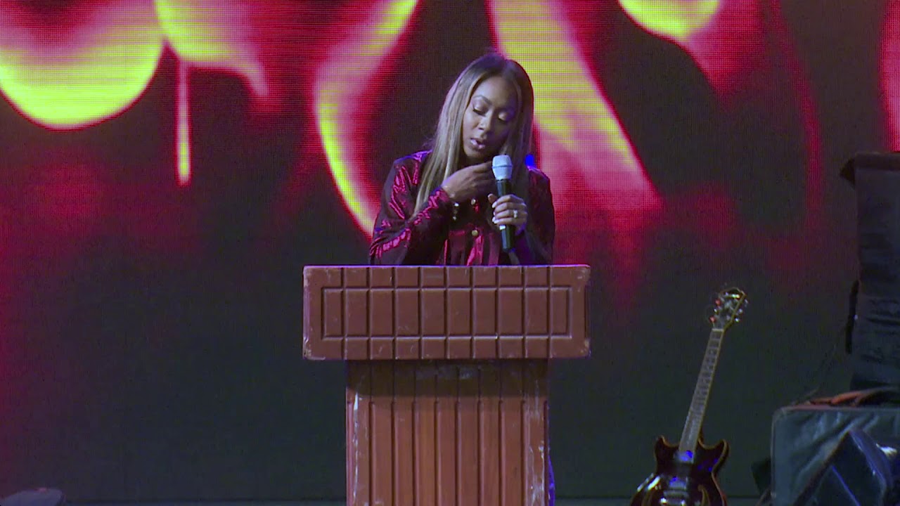 ESTHER LONGE AT THE REFINER'S FIRE CONFERENCE HELD AT THE LAGOS ...