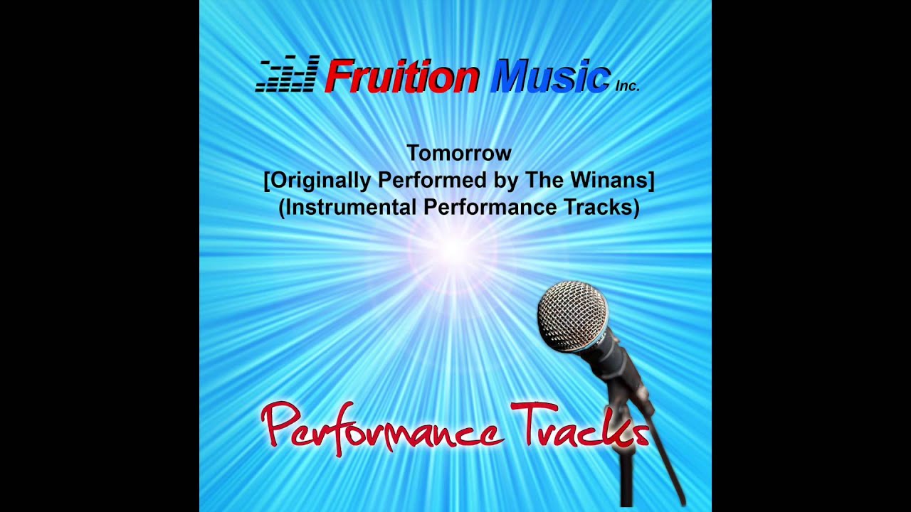 The Winans - Tomorrow (High Key) [Instrumental Track] SAMPLE - YouTube