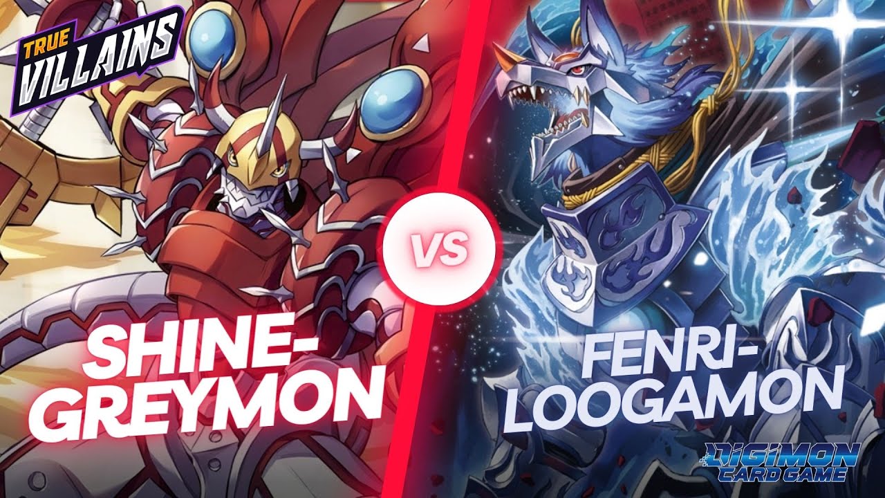 BT14 - Shinegreymon vs Loogamon Digimon Card Game - YouTube