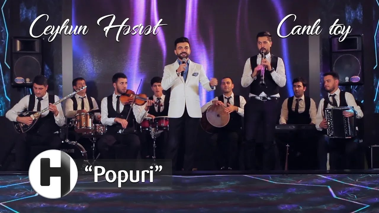 Ceyhun Həsrət — Popurri: Leylican, Şalaxo, Nargilə | Canlı ifa - YouTube