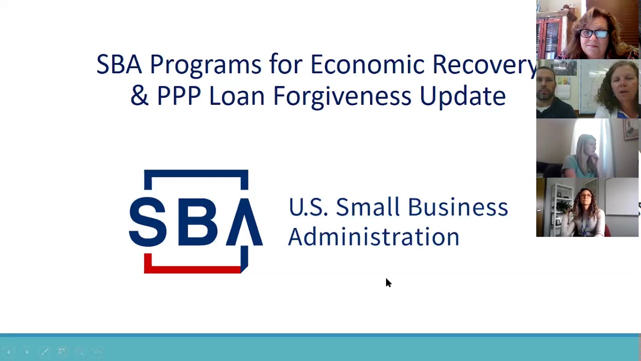 SBA Programs for Economic Recovery & PPP Loan Forgiveness Update with ...