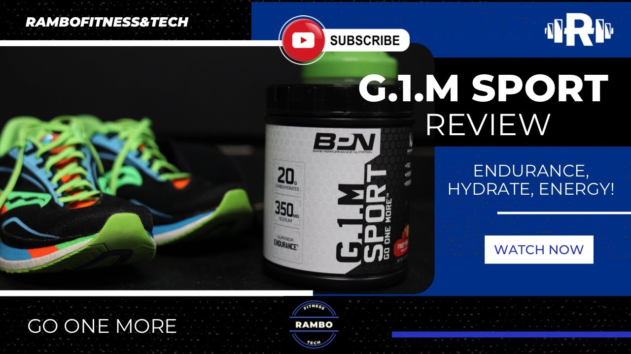 BPN - G.1.M Sport review - Endurance & Hydration - YouTube