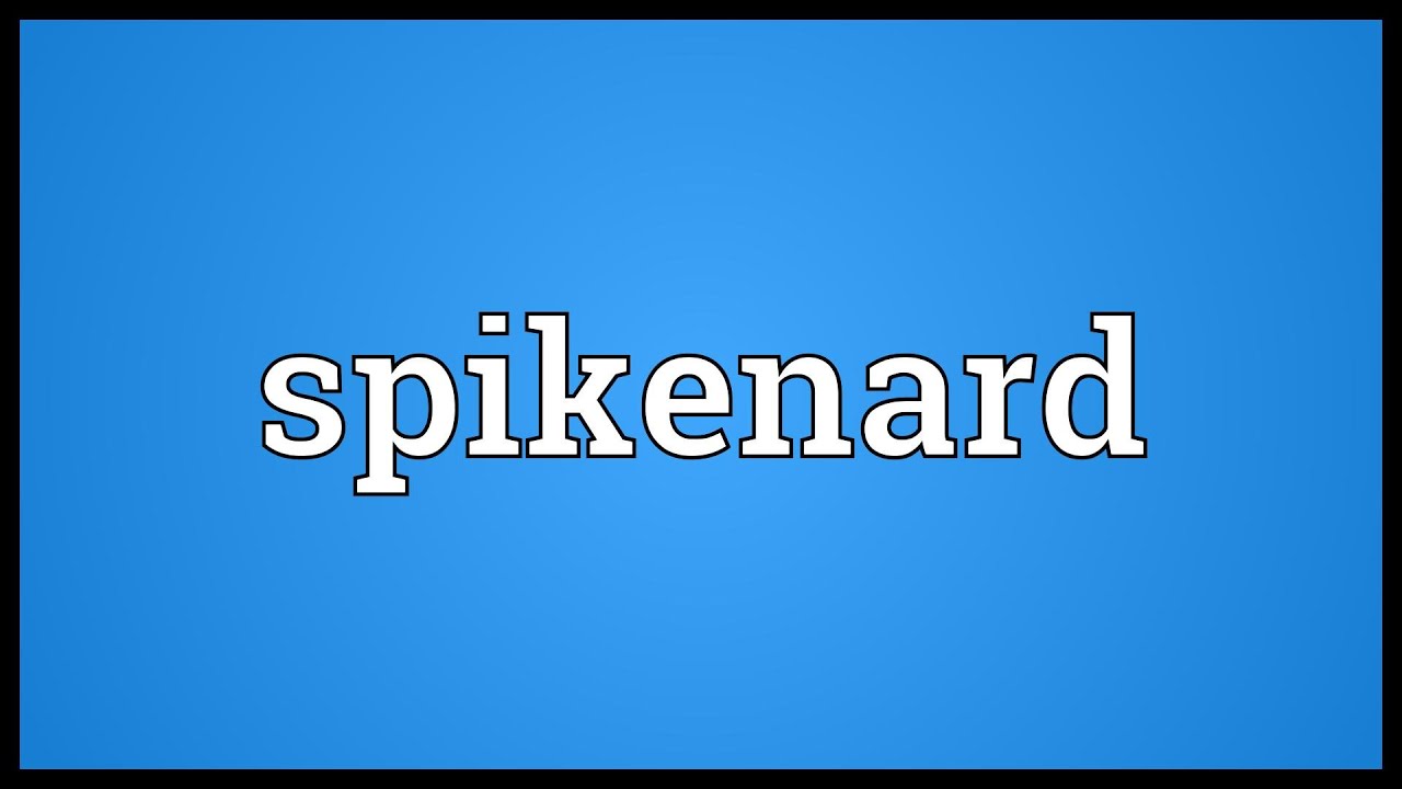 Spikenard Meaning - YouTube