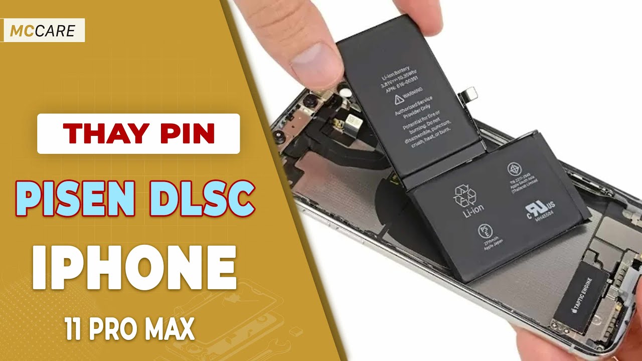 Hướng dẫn thay Pin iPhone 11 Pro Max - Pin Pisen Dung lượng siêu cao ...