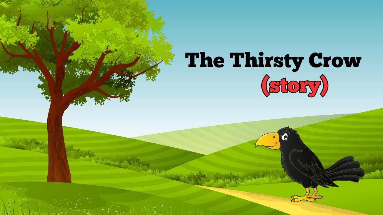 The Thirsty Crow story | Moral story | Short Story | learning story ...