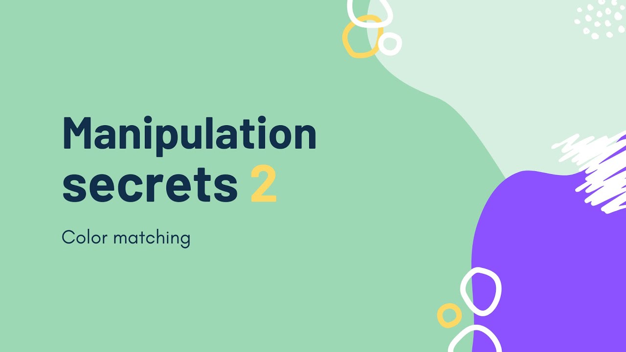 Requested: Color Matching - Manipulation Secrets - YouTube
