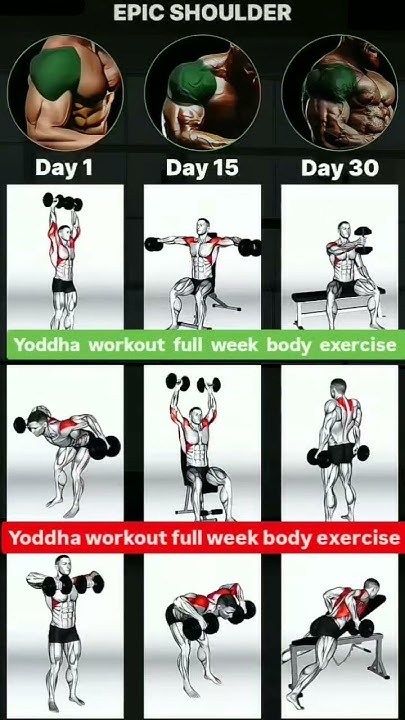 9 Powerfull Dumbbell shoulder Workout to Transform Upper Body|#workout #chestworkout#homeworkout ...