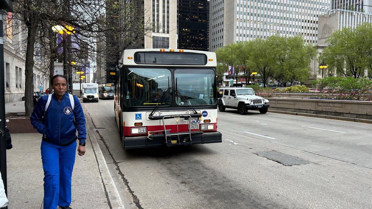 CTA Bus Ride On Route 4 Cottage Grove From Washington To Pershing CTA ...