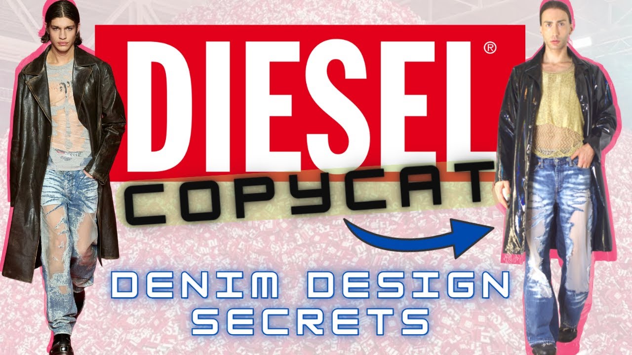 Secrets Of Fabric Manipulation How To Make TRANSPARENT DIY DIESEL ...