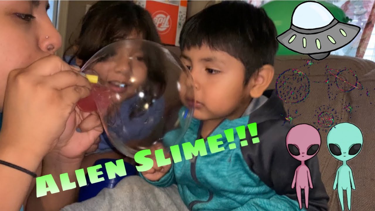 Playing with ALIEN SLIME!!! | Vlog#2 - YouTube