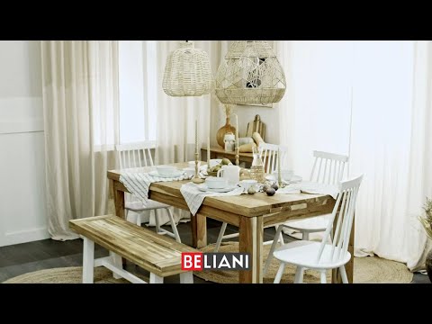 BELIANI - Rustic Dining Table