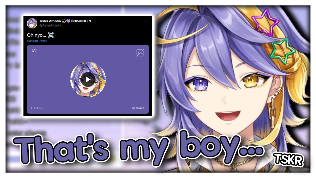 𝐀𝐬𝐭𝐞𝐫 𝐞𝐱𝐩𝐥𝐚𝐢𝐧𝐬 𝐡𝐢𝐬 𝐃𝐄𝐄𝐏 𝐕𝐎𝐈𝐂𝐄 𝐭𝐰𝐞𝐞𝐭 -【Aster Arcadia | NIJISANJI EN ...