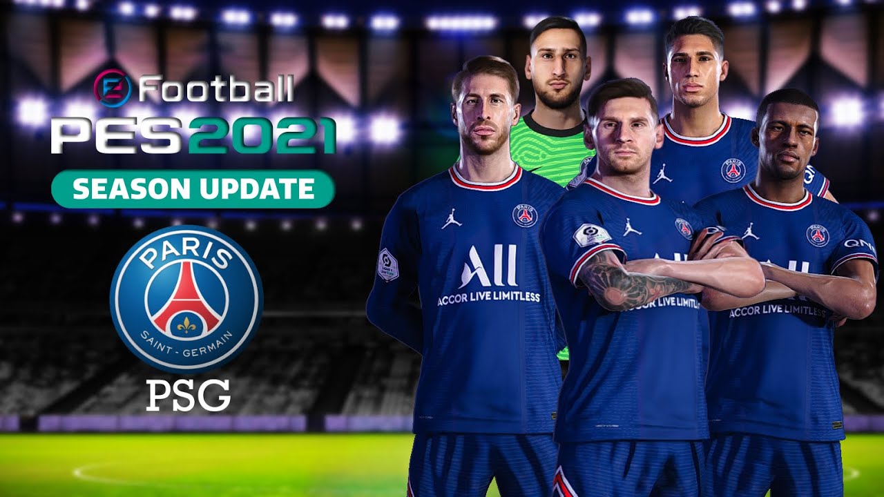 Option File PSG PES 2021 PS4 - YouTube
