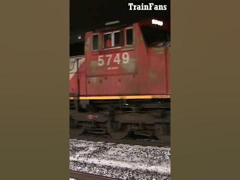 #shorts CN 491 With CN 5749 & CN 2517 Locomotives #railfans - YouTube