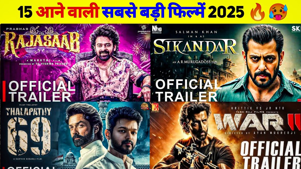 15 Upcoming BIGGEST Most Anticipated Movies 2025 Hindi | Upcoming South ...