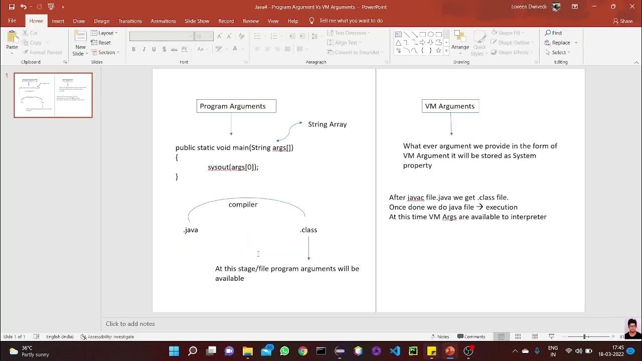Java | Part8 | Program Arguments VS VM Arguments - YouTube
