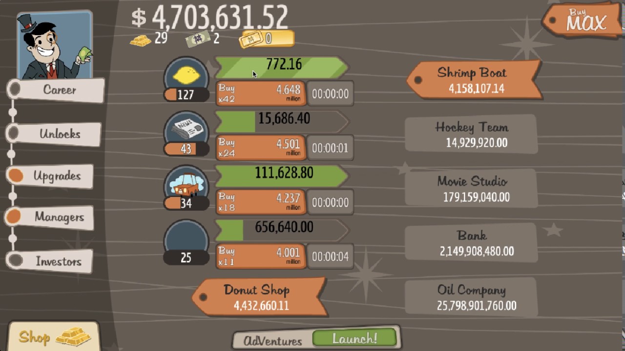 Amazing New AdCap (Adventure Capitalist) Gameplay! - YouTube