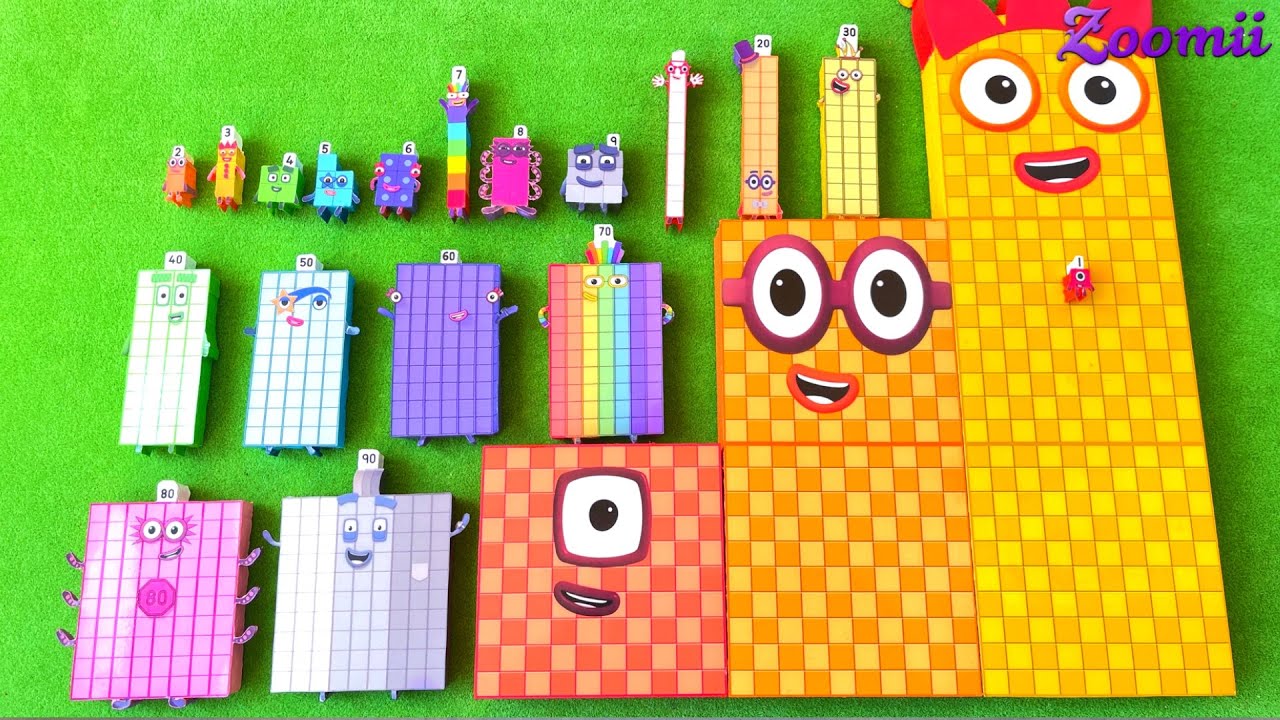Looking for Mini Numberblocks BIG 100 - 300! NEW ASMR | Numberblocks ...