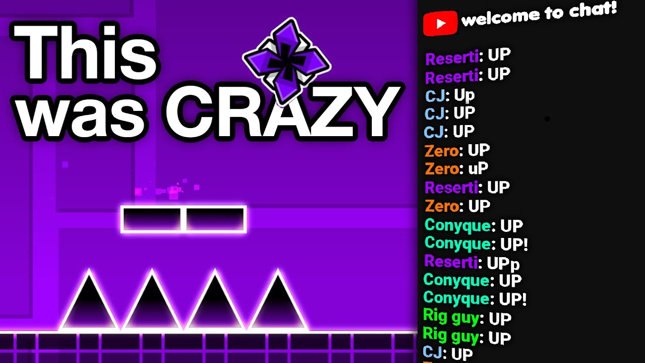 Geometry Dash, but chat controls the Game - YouTube