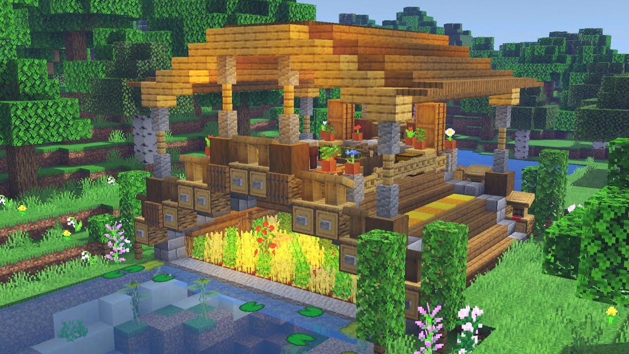 Minecraft: How to Build a Bridge House - YouTube