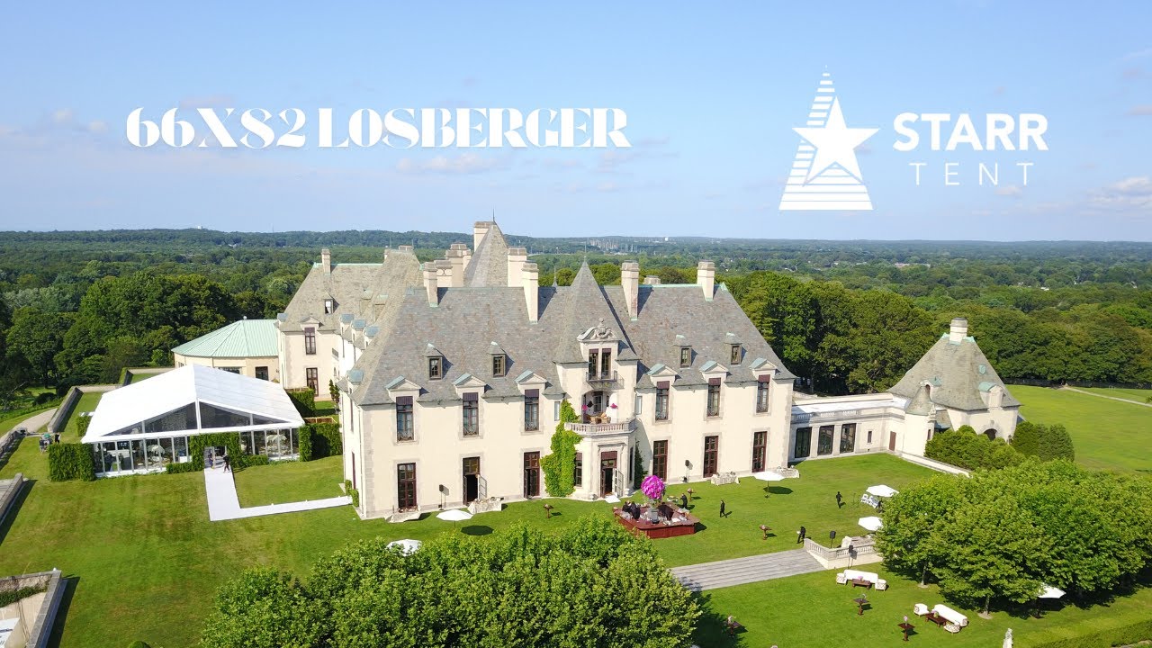 Luxury Event Tent | 66’ x 82’ Losberger White P3 Showcase - YouTube