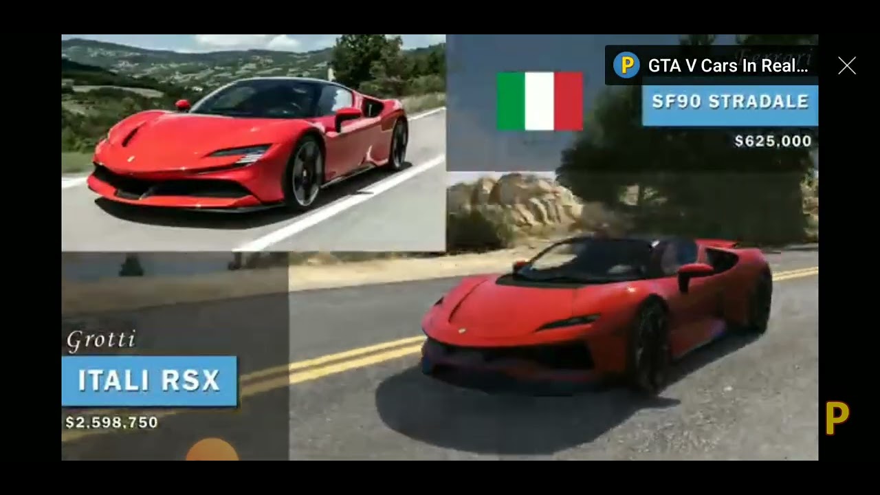 GTA v cars vs real life cars - YouTube