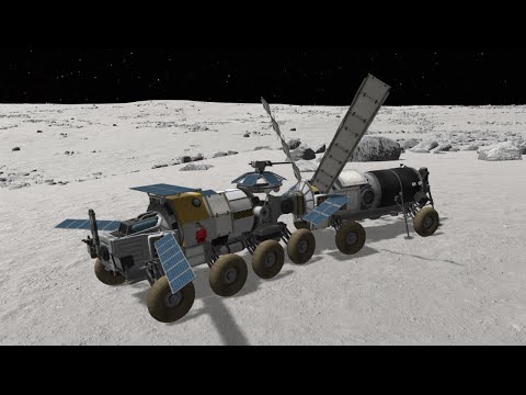 putting a mining truck on the Mun KSP