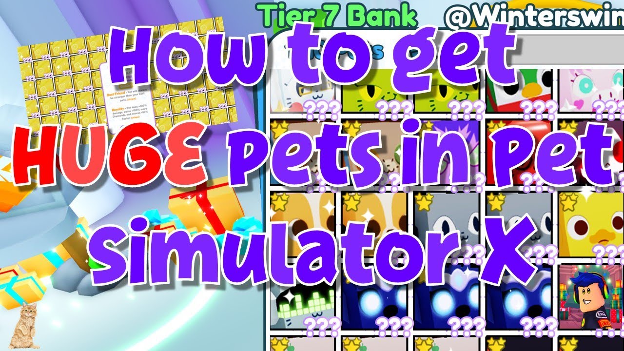 How to get huge pets in Pet Simulator X - YouTube