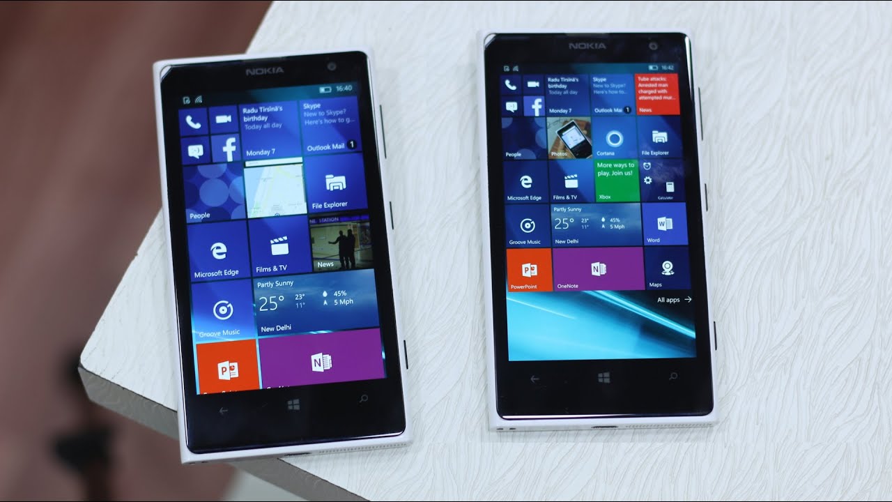 Enable Four Column Start Screen on Windows 10 Mobile - YouTube