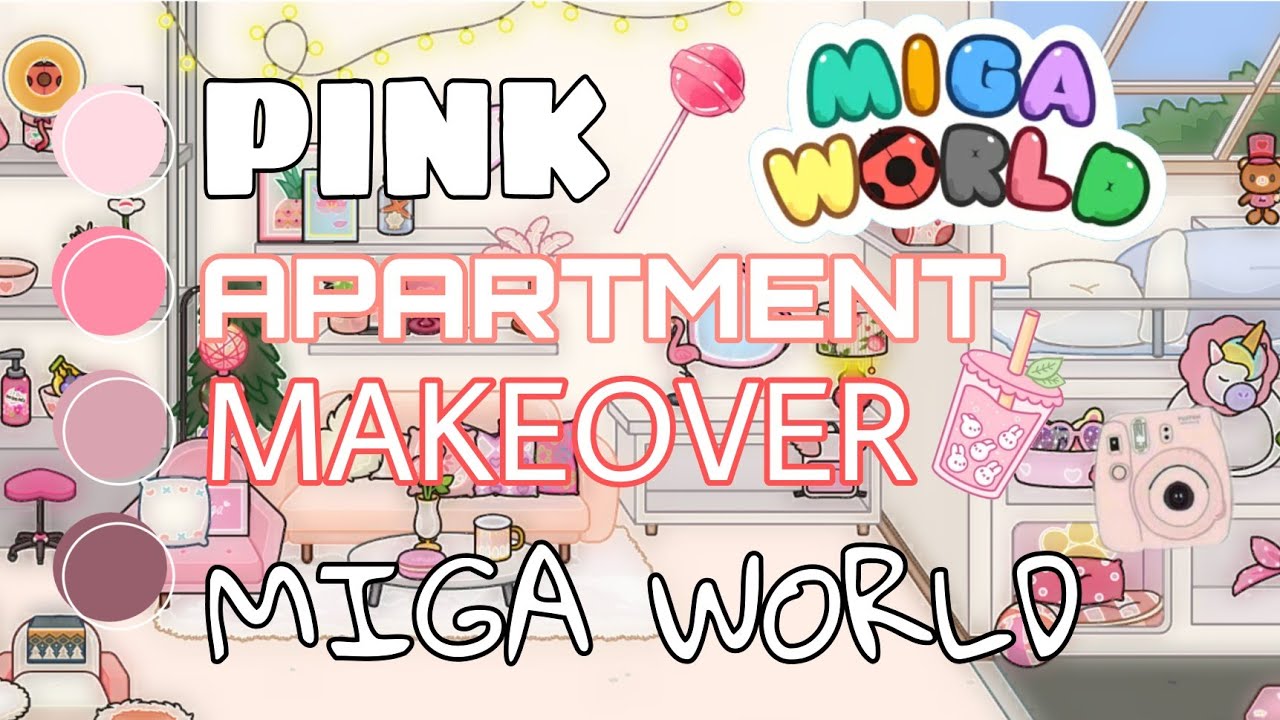 PINK MAKEOVER IN MIGA WORLD | Tokica | Mica World | Toca Boca - YouTube