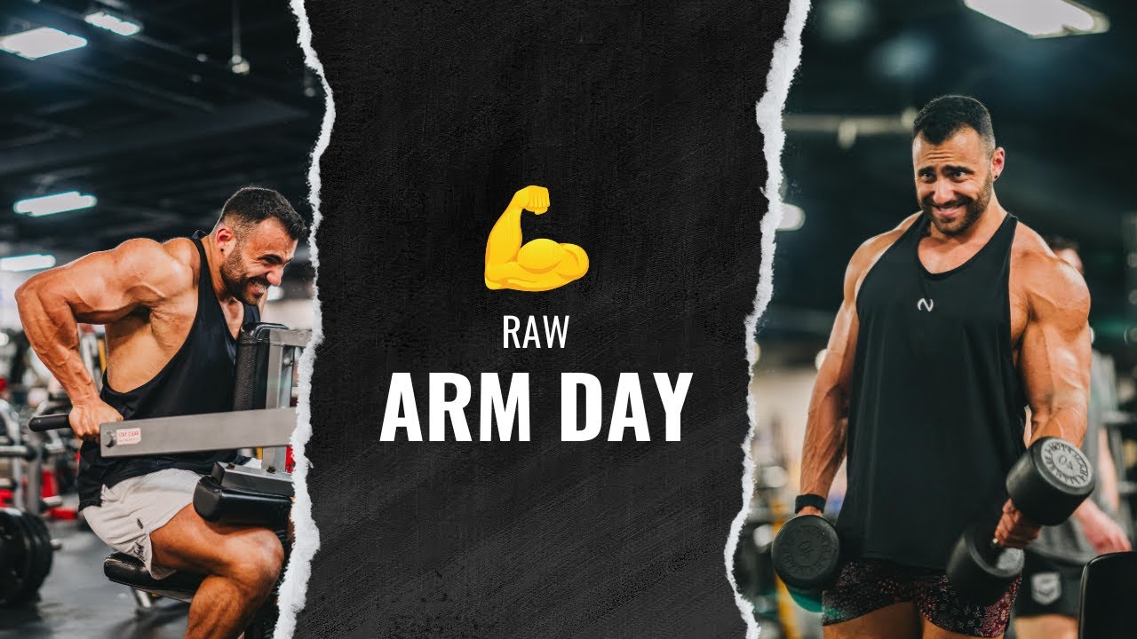 Complete ARM DAY Workout VLOG | Bicep & Tricep Routine - YouTube