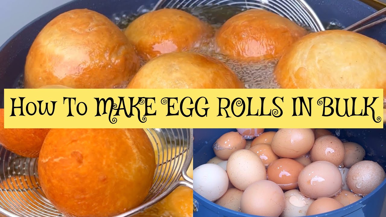 How To Make Egg Rolls In Bulk/ Very Detailed Nigerian Snack Recipe ...