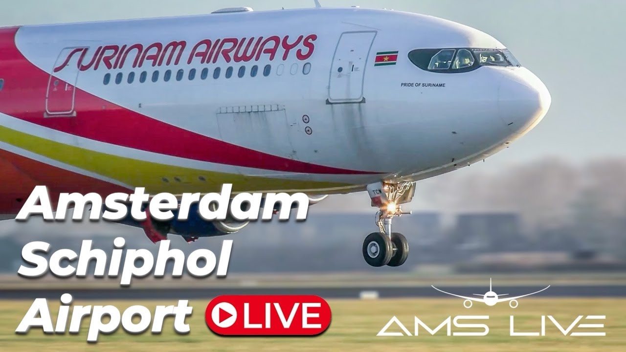 Live: awaiting Surinam A340’s last ever visit to Amsterdam Schiphol ...