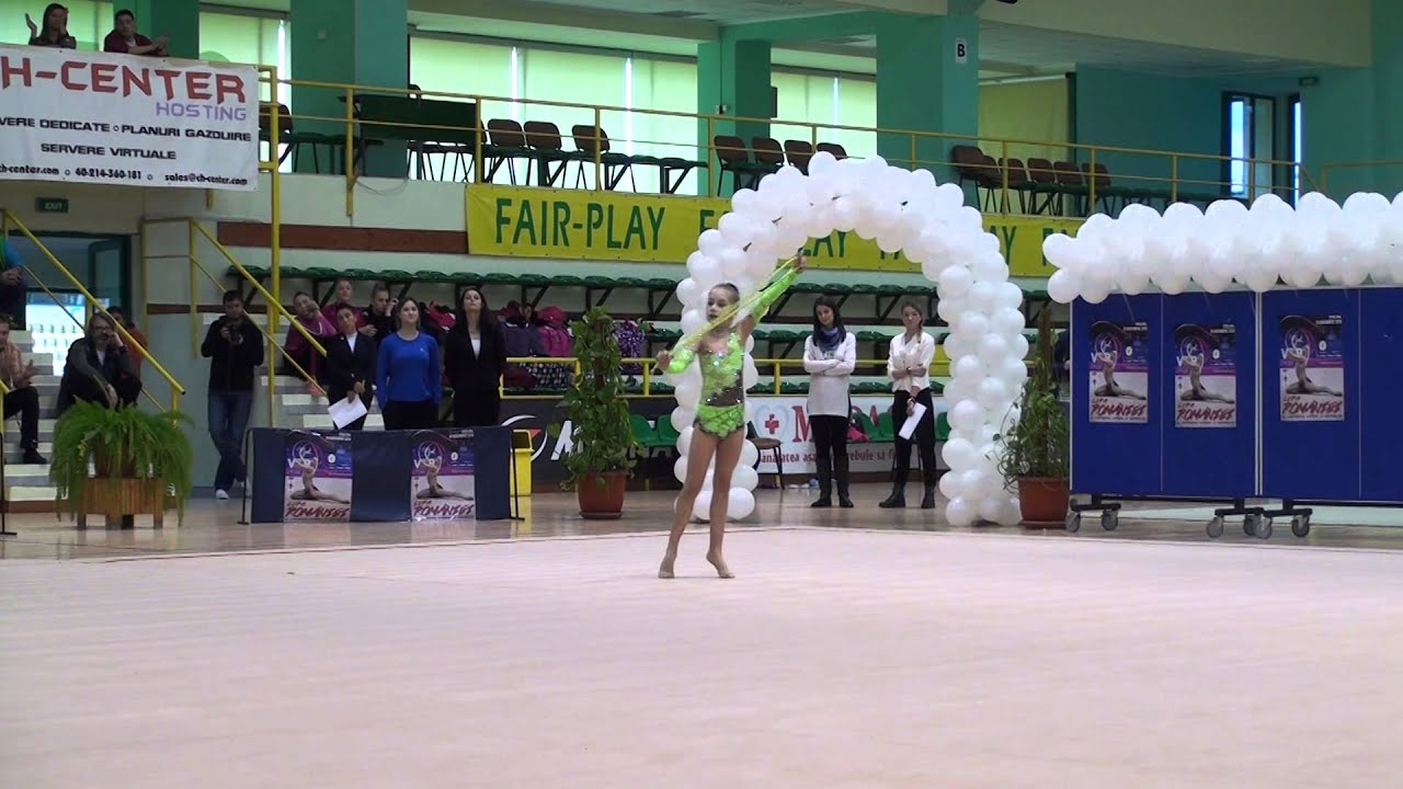 Ana Mezei CS UNEFS Bucuresti Rope Cupa Romaniei 2015 - YouTube